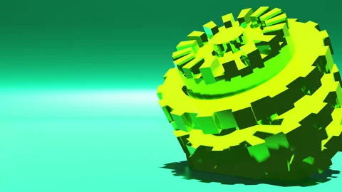 Animation wallpaper - rotating glossy ma... | Stock Video | Pond5