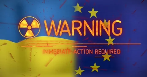 Animation of warning text banner with ra... | Stock Video | Pond5