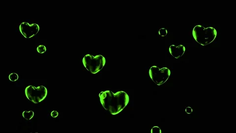 Animation water bubbles floating on blac... | Stock Video | Pond5
