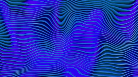 Animation of wave movements of blue geom... | Stock Video | Pond5