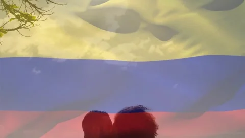 Animation of waving colombia flag agains... | Stock Video | Pond5