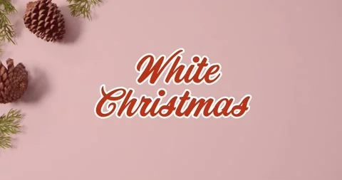 Animation of white christmas text over c... | Stock Video | Pond5