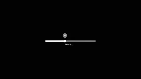 Animation white Loading bar. | Stock Video | Pond5