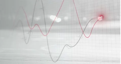 Animation of white neon light neon bell ... | Stock Video | Pond5