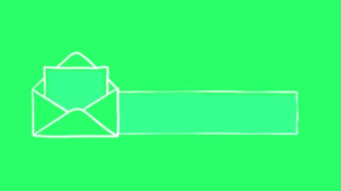 Animation white text box on green screen... | Stock Video | Pond5