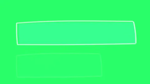 Animation white text box on green screen... | Stock Video | Pond5