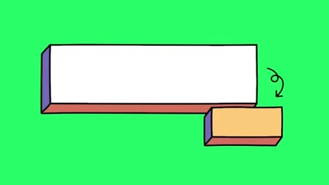 Animation white text box on green screen... | Stock Video | Pond5