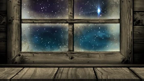 Animation of wooden window frame with ch... | Stock Video | Pond5