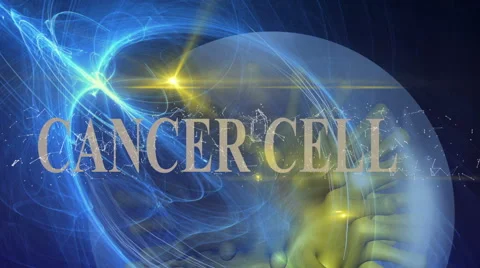 animation - of word cancer cell with co... | Stock Video | Pond5