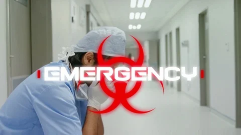 Animation of word Emergency with healthc... | Stock Video | Pond5