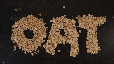 Animation of the word OAT. | Stock Video | Pond5