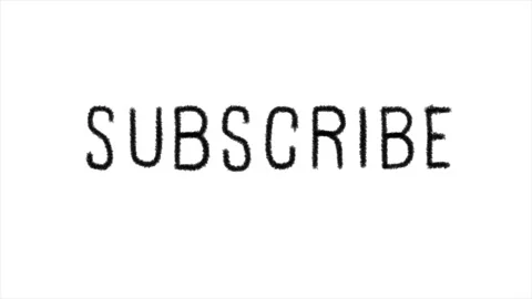 animation of word "subscribe". Hand draw... | Stock Video | Pond5