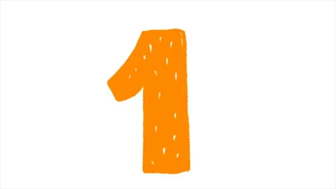 animation of words 123 go!. Hand drawn f... | Stock Video | Pond5