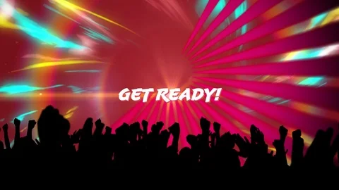 Animation of the words Get Ready! writte... | Stock Video | Pond5