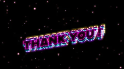 Animation of the words Thank You! writte... | Stock Video | Pond5