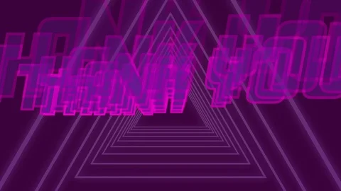 Animation of the words Thank You! writte... | Stock Video | Pond5