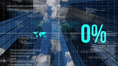 Animation of a world map with changing n... | Stock Video | Pond5