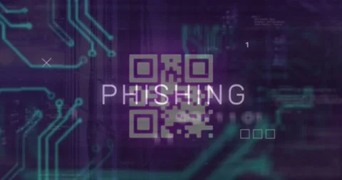 Animation of x mark on phishing text and... | Stock Video | Pond5