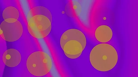 Animation of yellow dots moving on pink ... | Stock Video | Pond5