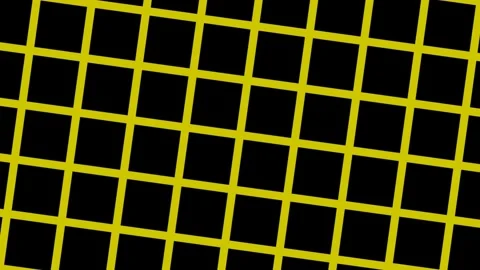 Animation of a yellow square pattern iso... | Stock Video | Pond5