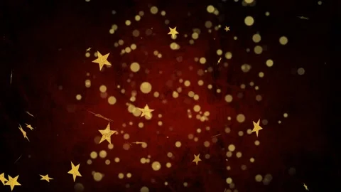 Animation of yellow stars moving and spo... | Stock Video | Pond5