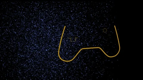 Animation of yellow video game logo with... | Stock Video | Pond5