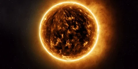 Animation zoom out for the sun and plane... | Stock Video | Pond5