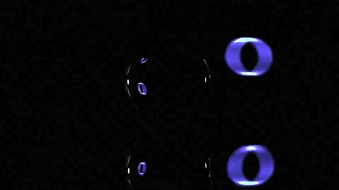 Animations and motion graphic of blue gl... | Stock Video | Pond5