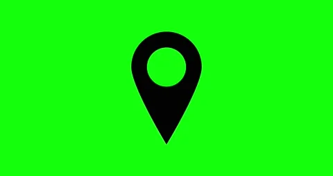 animations gps location address icon gre... | Stock Video | Pond5