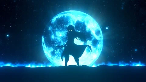 Anime character slime on the background ... | Stock Video | Pond5