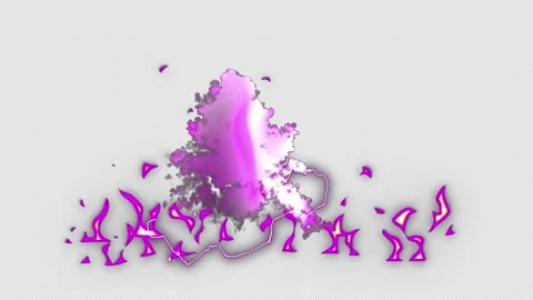 Anime explosion with alpha channel, anim... | Stock Video | Pond5