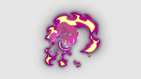 Anime explosion with alpha channel, anim... | Stock Video | Pond5