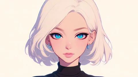 Anime Girl White Stock Videos – Royalty-Free HD & 4K Videos