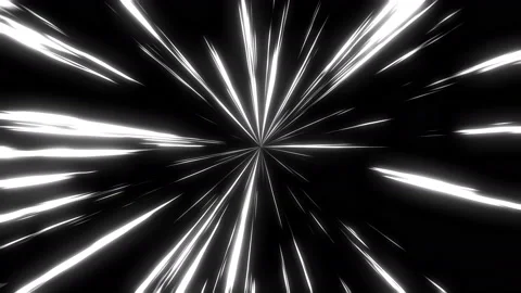 Anime Speed Action Lines. White Looped F... | Stock Video | Pond5