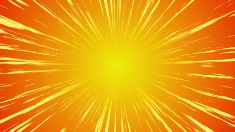 Anime speedline background orange color,... | Stock Video | Pond5