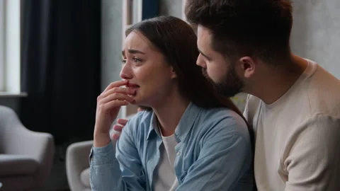 Annoyed angry crying Caucasian woman gir... | Stock Video | Pond5