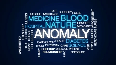 Anomaly animated word cloud, text design... | Stock Video | Pond5