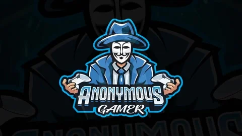 Anonymous Gamer Logo Video | Stock Video | Pond5