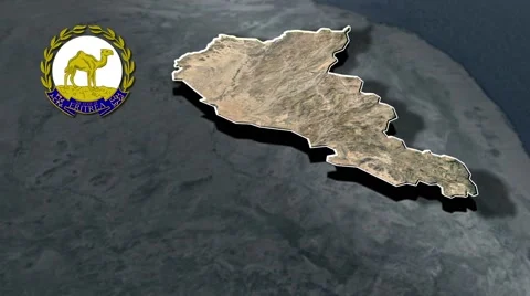 Anseba Region with Coat Of Arms Animatio... | Stock Video | Pond5