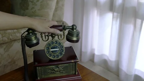 Vintage Telephone Call Stock Videos – Royalty-Free HD & 4K Videos
