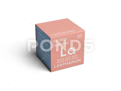 Anthanum. Lanthanoids. Chemical Element of Mendeleev's Periodic Table ...