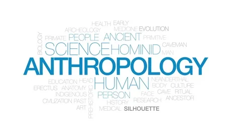 Anthropology animated word cloud, text d... | Stock Video | Pond5