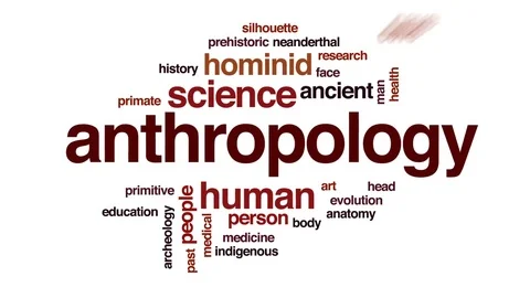 Anthropology animated word cloud, text d... | Stock Video | Pond5