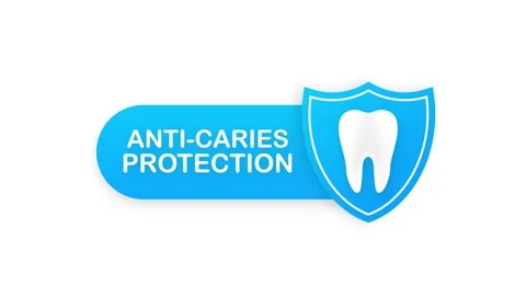 Anti-caries protection. Teeth with shiel... | Stock Video | Pond5
