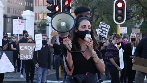 Anti Gender Based Violence protest at So... | Stock Video | Pond5