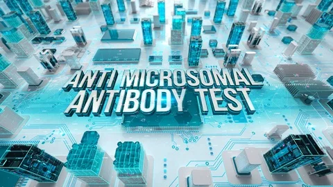 Anti Microsomal Antibody Test with medic... | Stock Video | Pond5