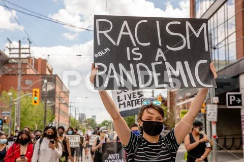 Anti-Racism March, in solidarity with Black Lives Matter ~ Premium ...