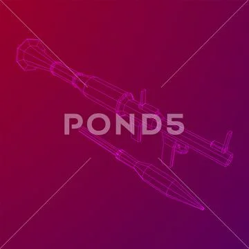 Anti-tank rocket propelled grenade launcher - RPG 7: Royalty Free ...
