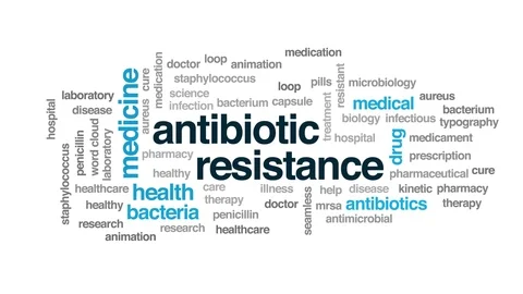 Antibiotic resistance animated word clou... | Stock Video | Pond5