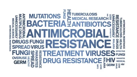 Antimicrobial Resistance animated word c... | Stock Video | Pond5